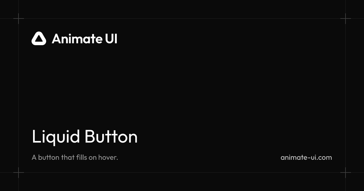 Liquid Button - Animate UI