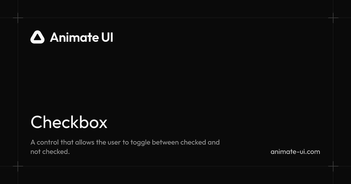 Checkbox - Animate UI
