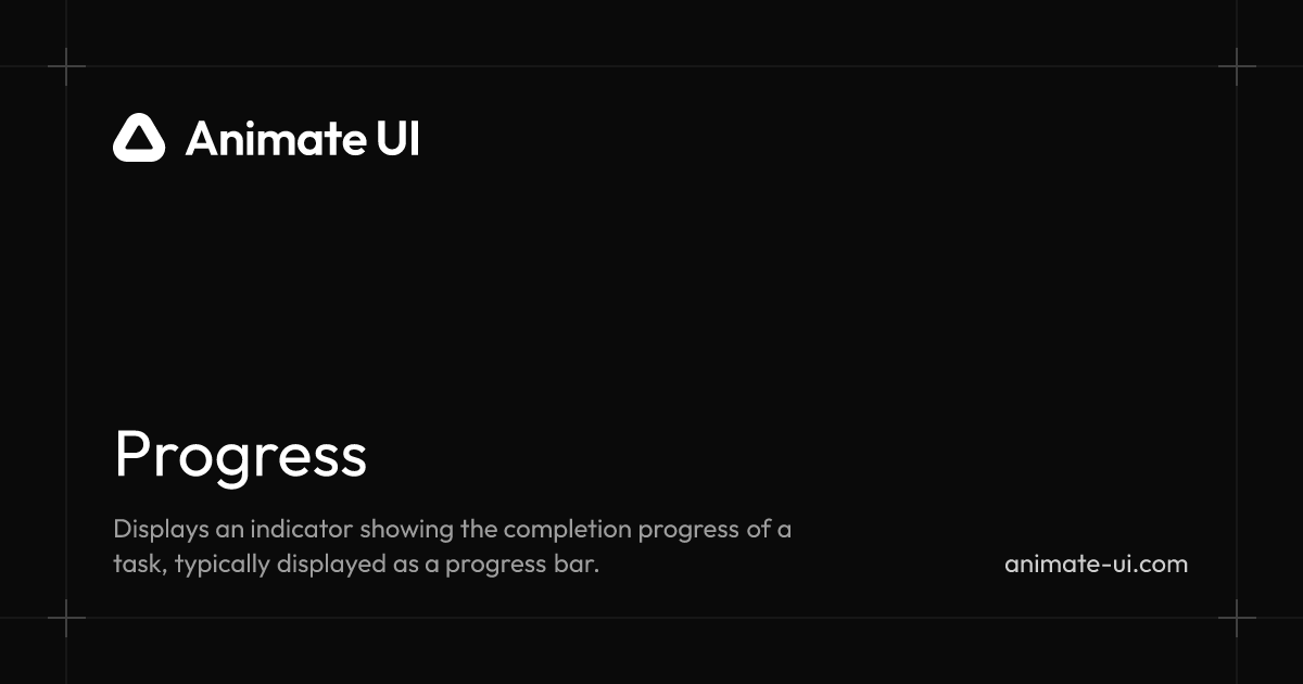 Progress - Animate UI