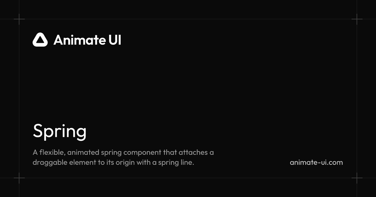 Spring - Animate UI