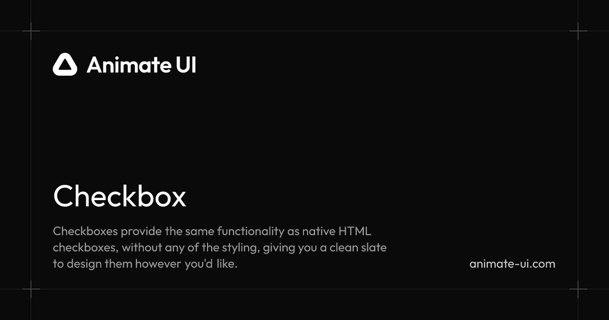 Checkbox - Animate UI
