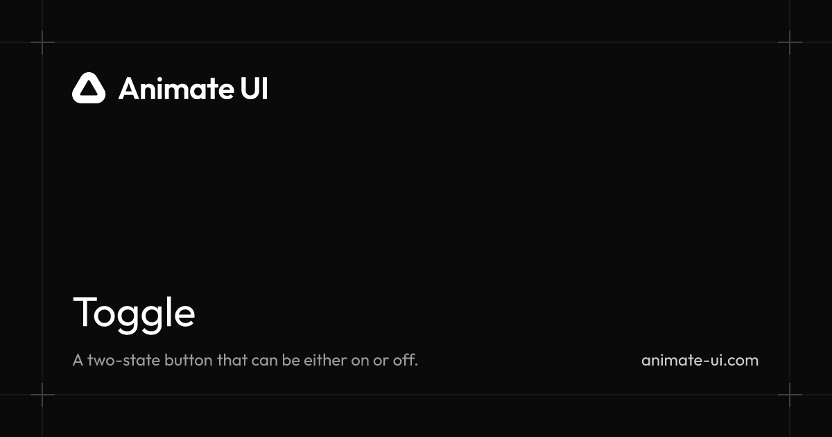 Toggle - Animate UI